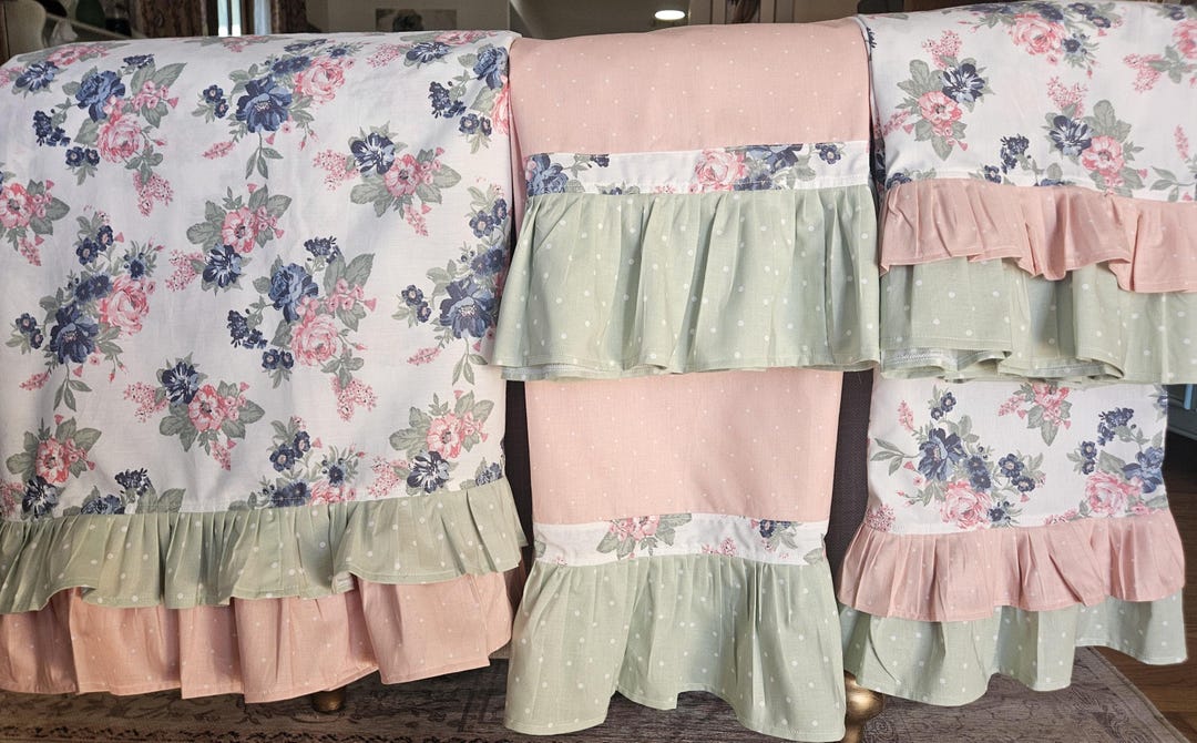 Rachel Ashwell the Farmhouse Queen 6 Piece Customized Sheet Set: Floral ...