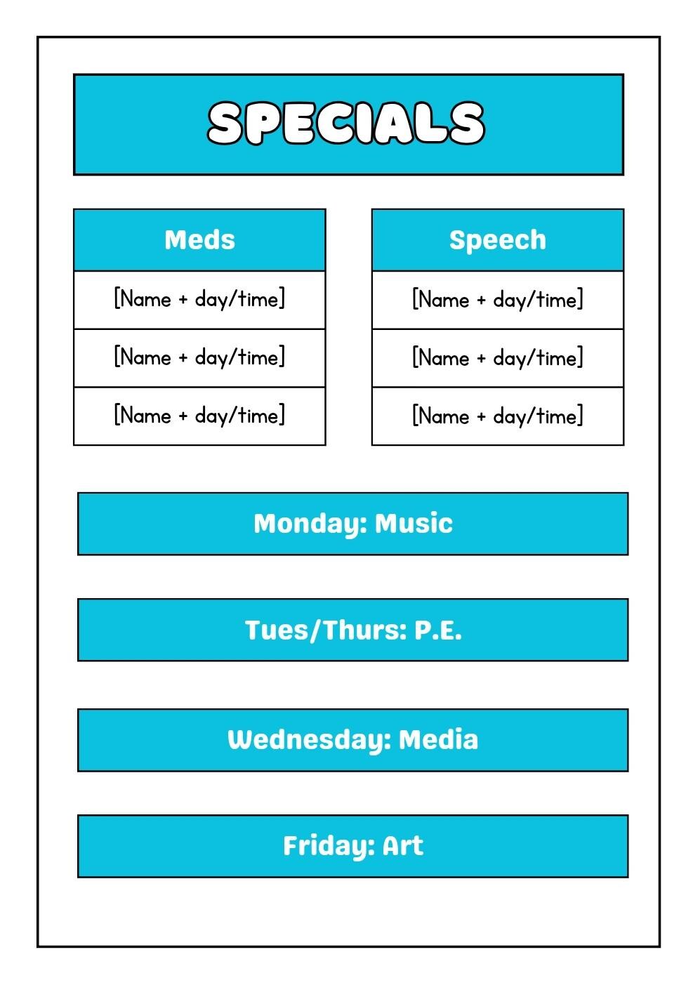 Teacher Lanyard Tags: Classroom Schedule, Roster (printable Download ...