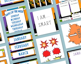 Classroom Resources | Superheroes Sit Like a Star | Superhero Classroom ...