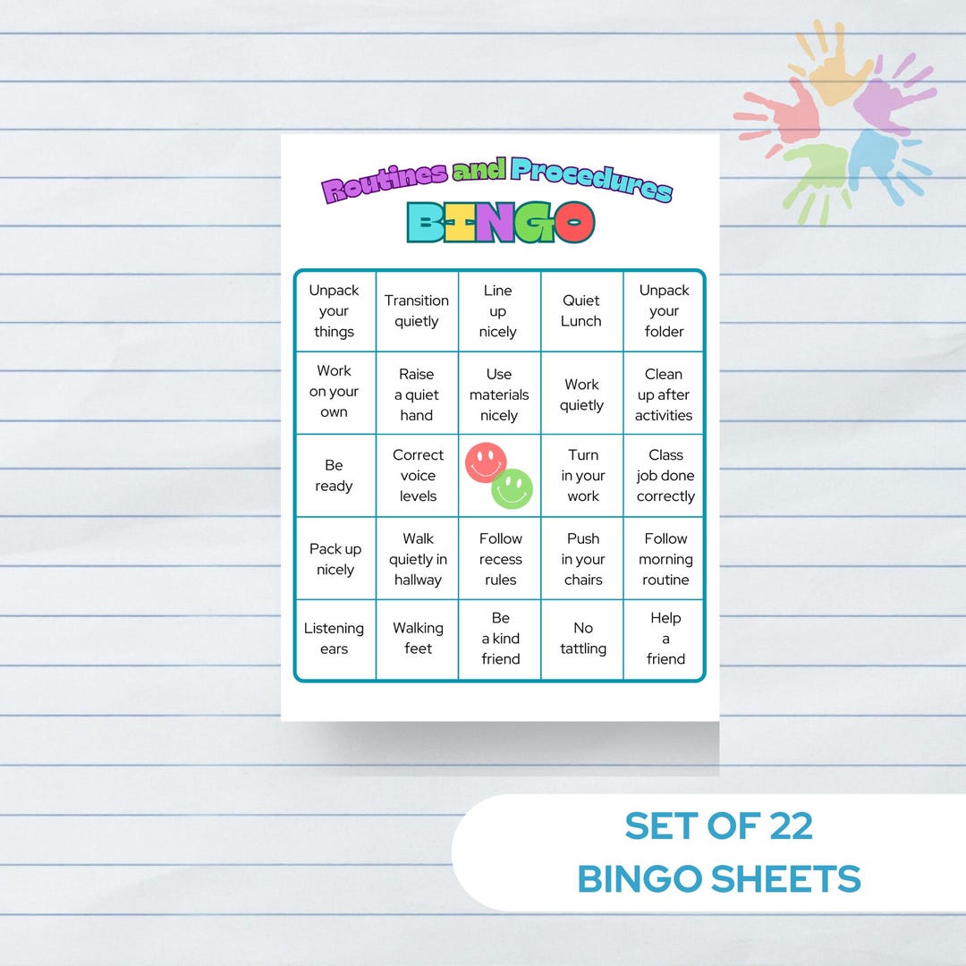 Bingo | Classroom Rules - Etsy
