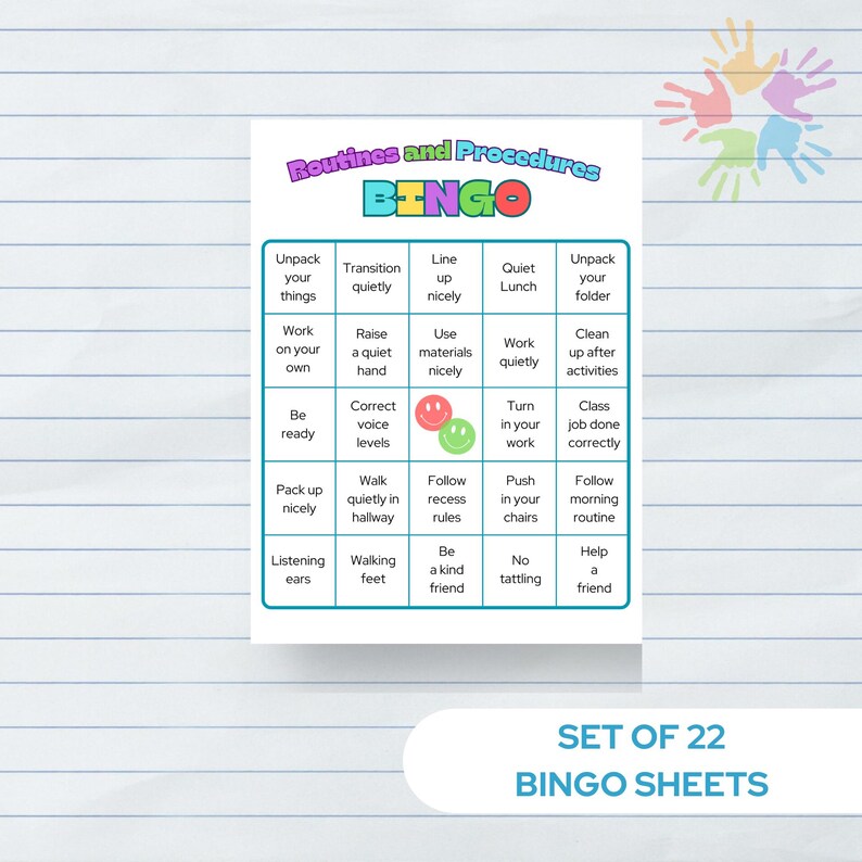 Bingo | Classroom Rules - Etsy