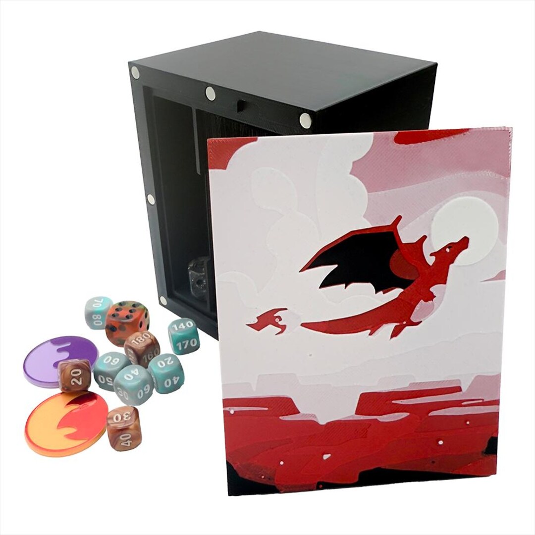 Charizard Ohko Pokemon Deck Box: 60 Card Deckbox + Token/dice Area ...