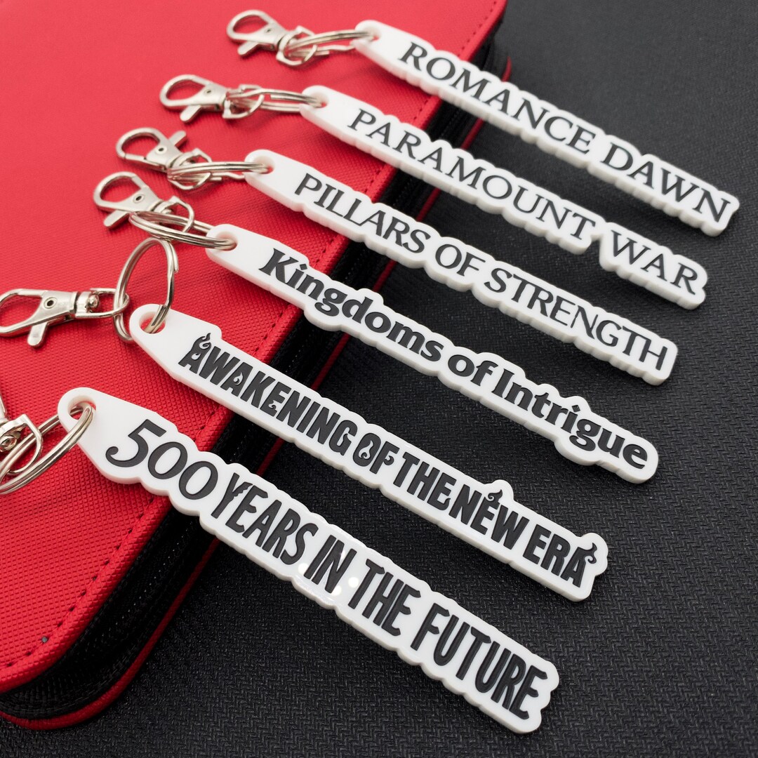 One Piece Binder Set Name Zipper Pulls Organize Your One Piece Card ...