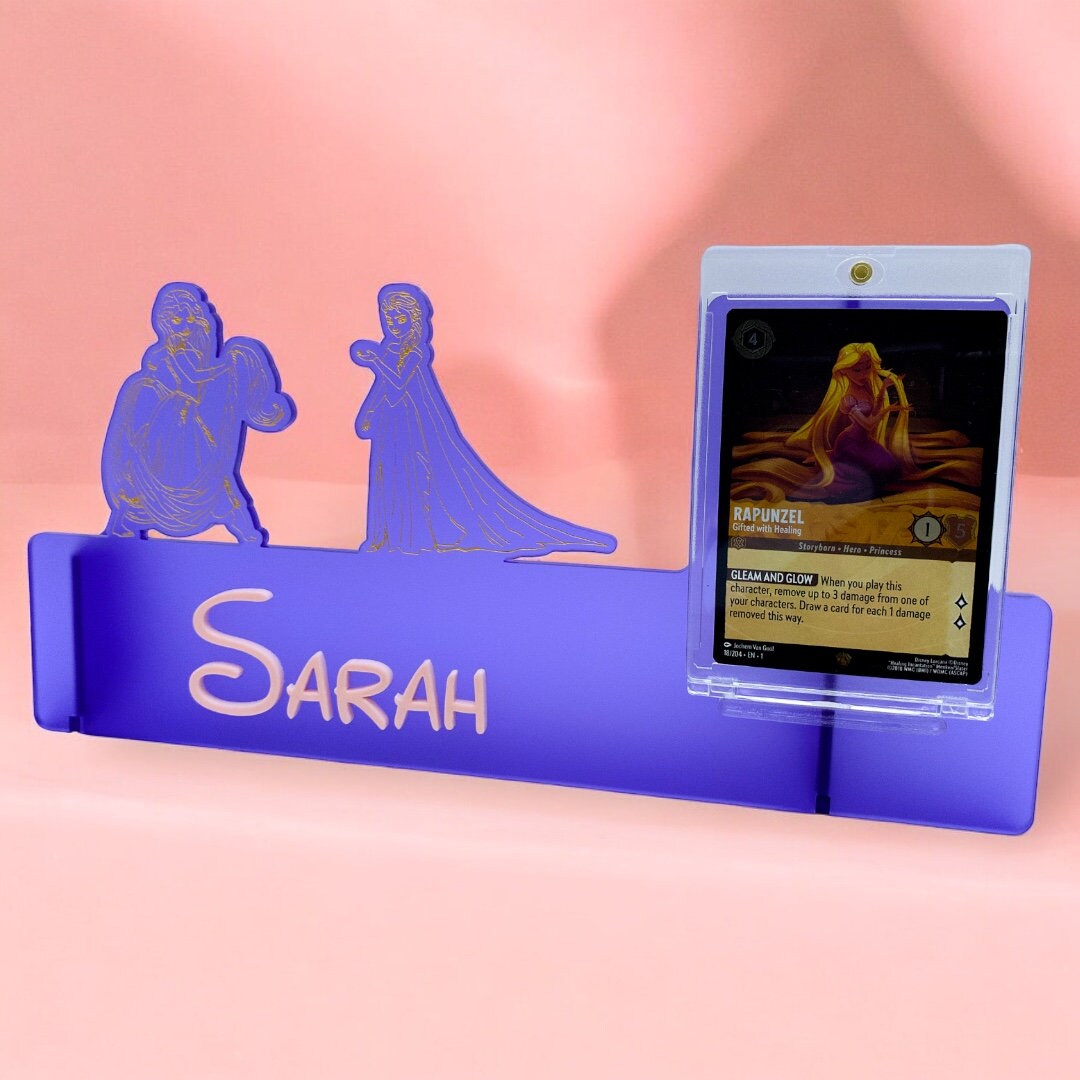 Personalized Custom Disney Nameplate / Frozen & Tangled Name Plate ...