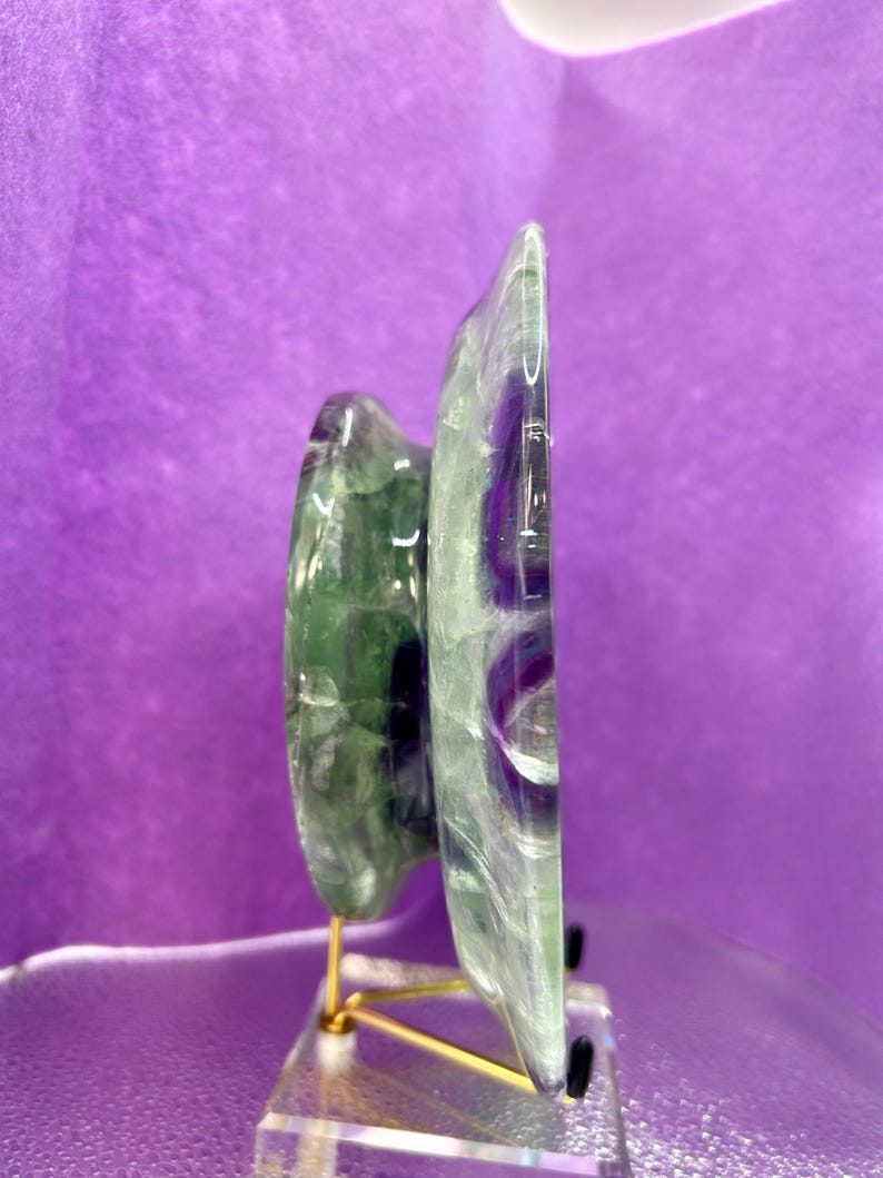 Fluorite Pedestal Plate - Etsy
