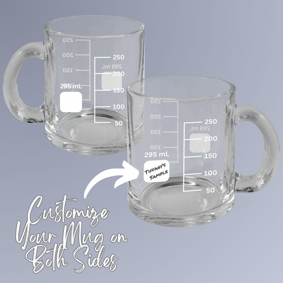 Personalized Chemistry Glass Mug, Lab Glassware Coffee Cup for Science ...