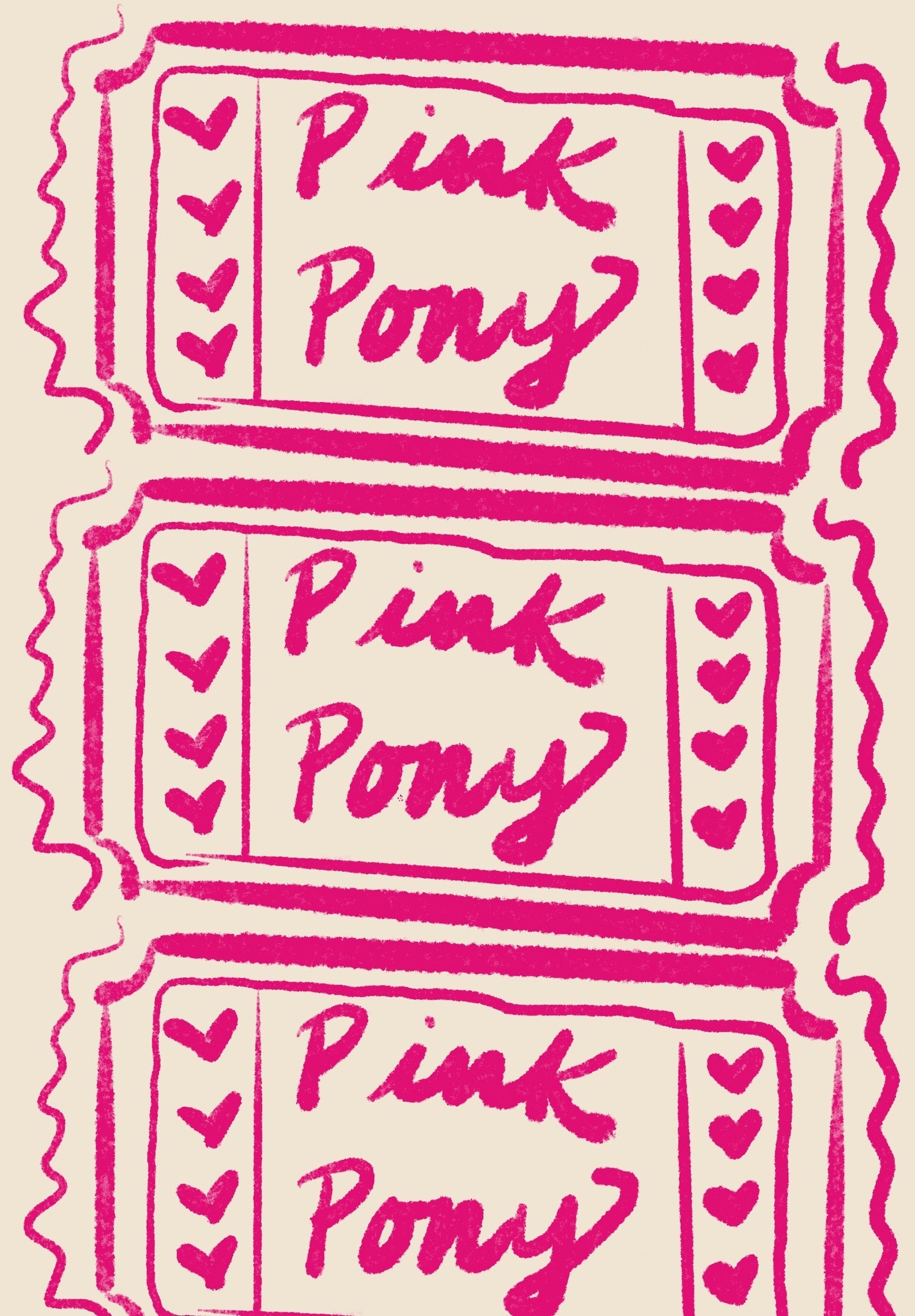 Pink Pony Club Ticket L Chappell Roan L Digital Download - Etsy