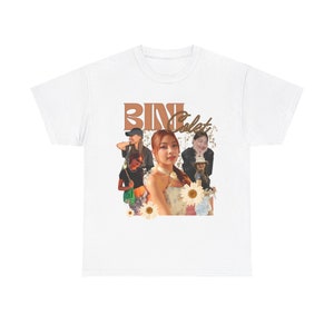 BINI Colet Cotton Shirt Concert Graphic Tee Blooms Biniverse Fanmade ...