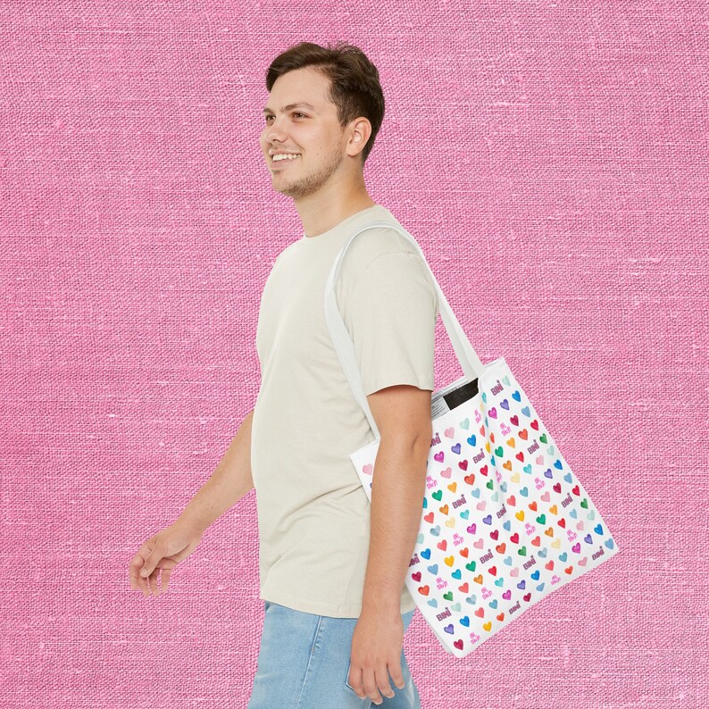 BINI Hearts All-over Pattern Tote Bag Fan-made - Etsy