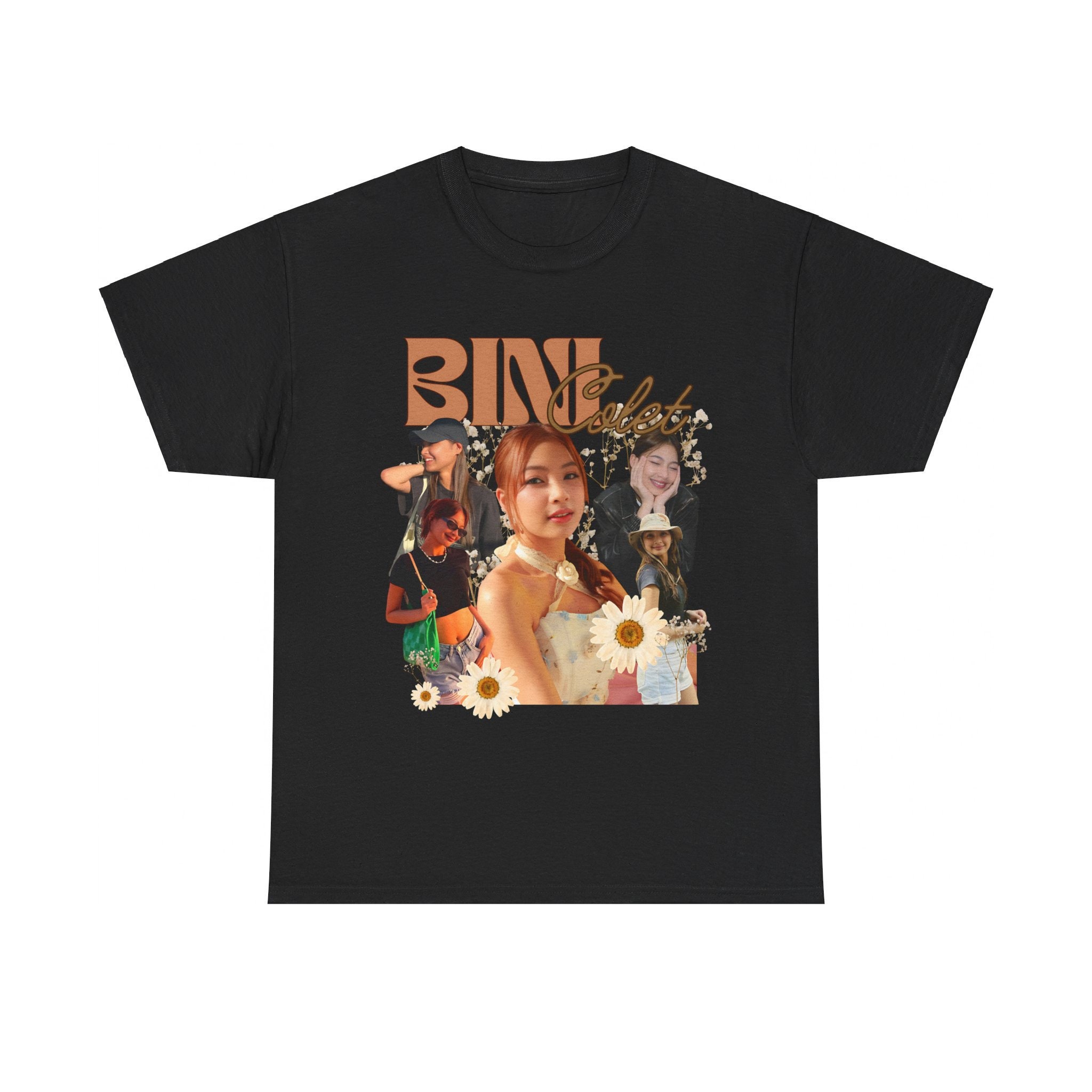 BINI Colet Cotton Shirt Concert Graphic Tee Blooms Biniverse Fanmade ...