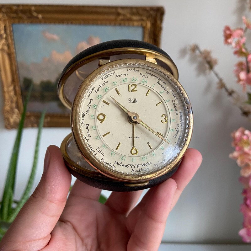 Vintage Travel Clock - Etsy