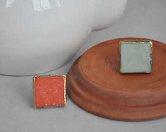 Square Jade Ring - Etsy