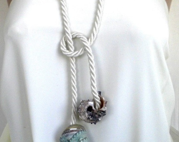 Ocean Waves Handmade Sea Shell Necklace - Etsy