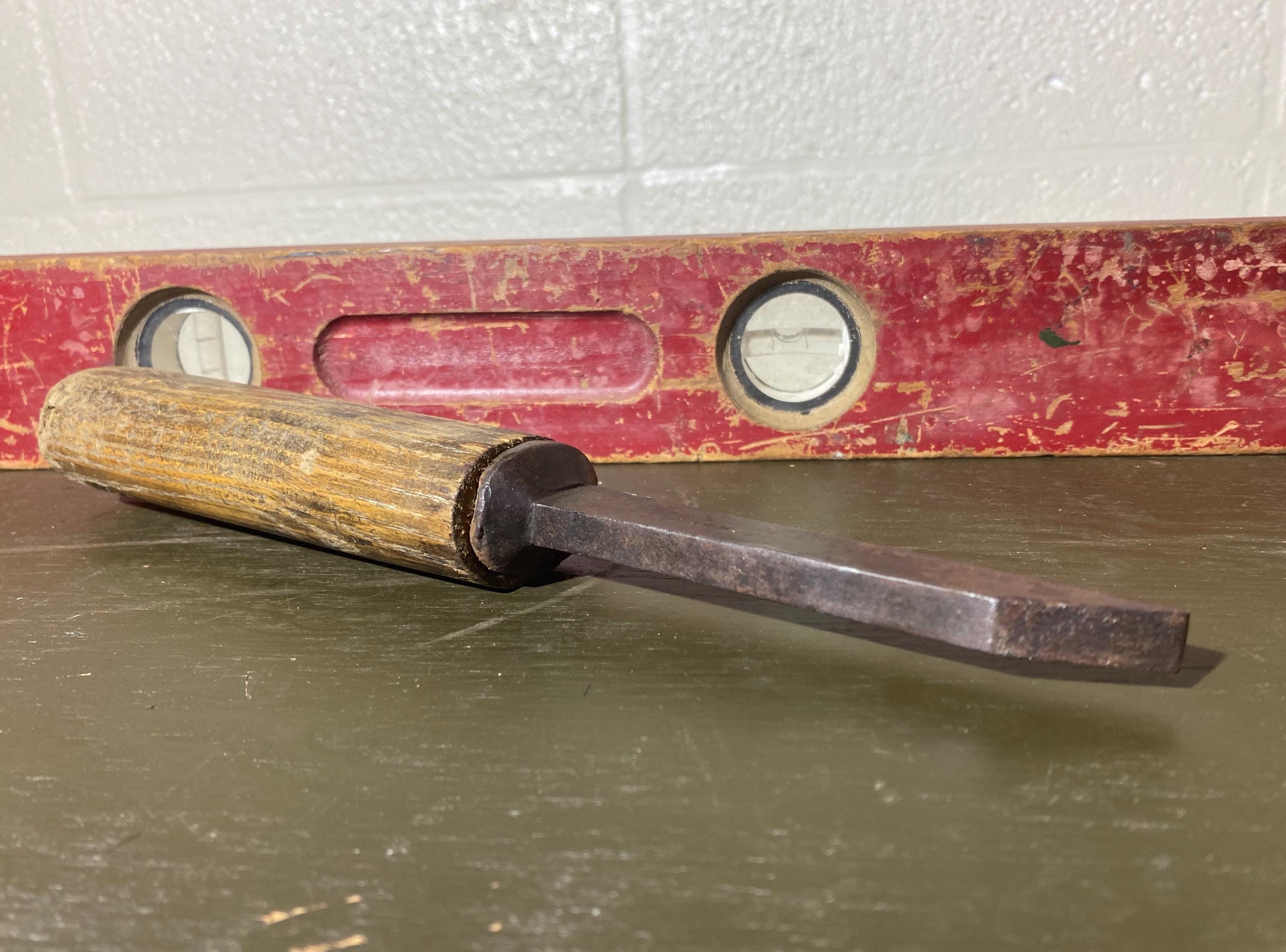 Vintage WM Hatchell & Co Mortice Chisel 19/32 Cast Steel Pig Sticker No Handle Hand Tool ...