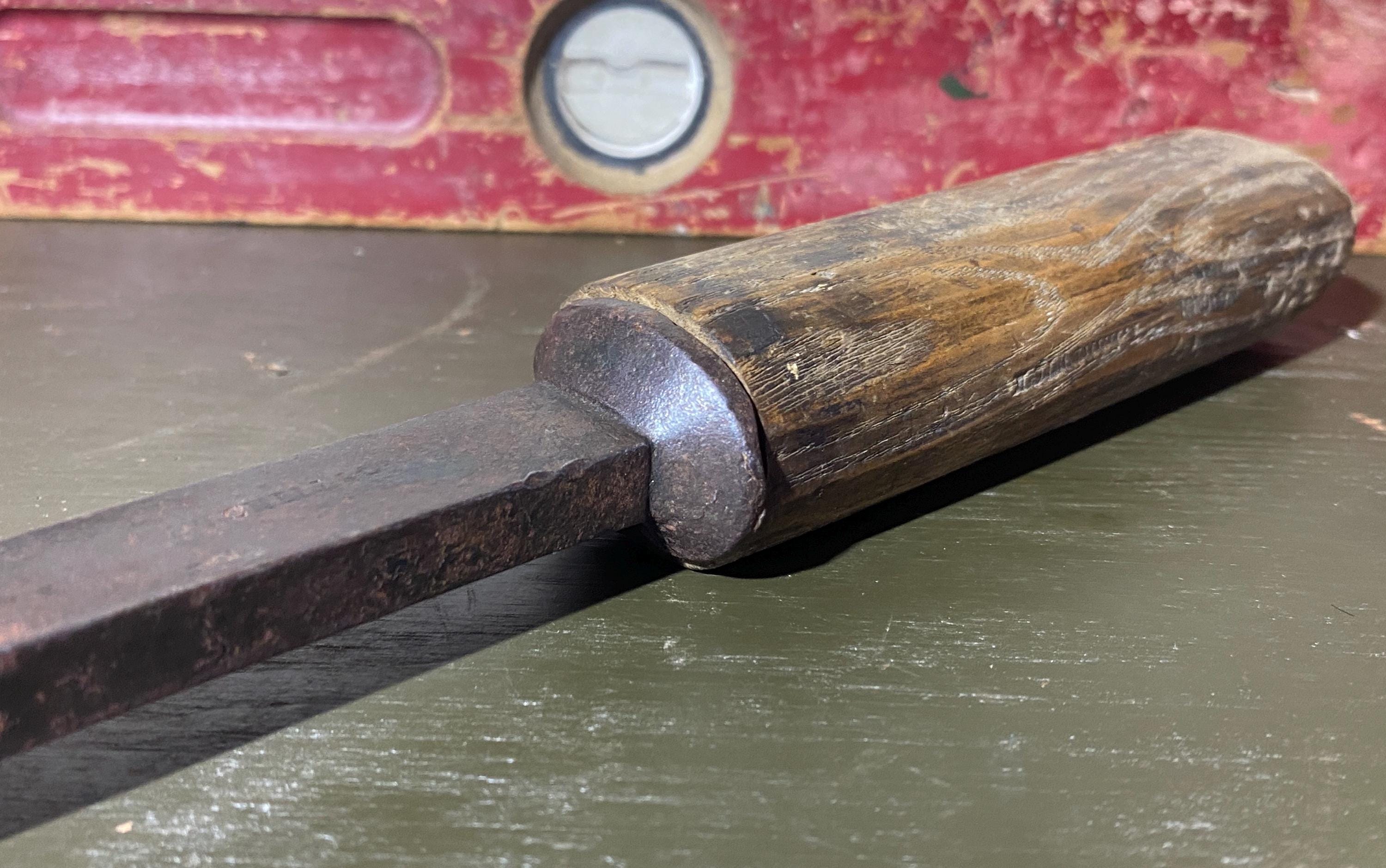 Vintage WM Hatchell & Co Mortice Chisel 19/32 Cast Steel Pig Sticker No Handle Hand Tool ...