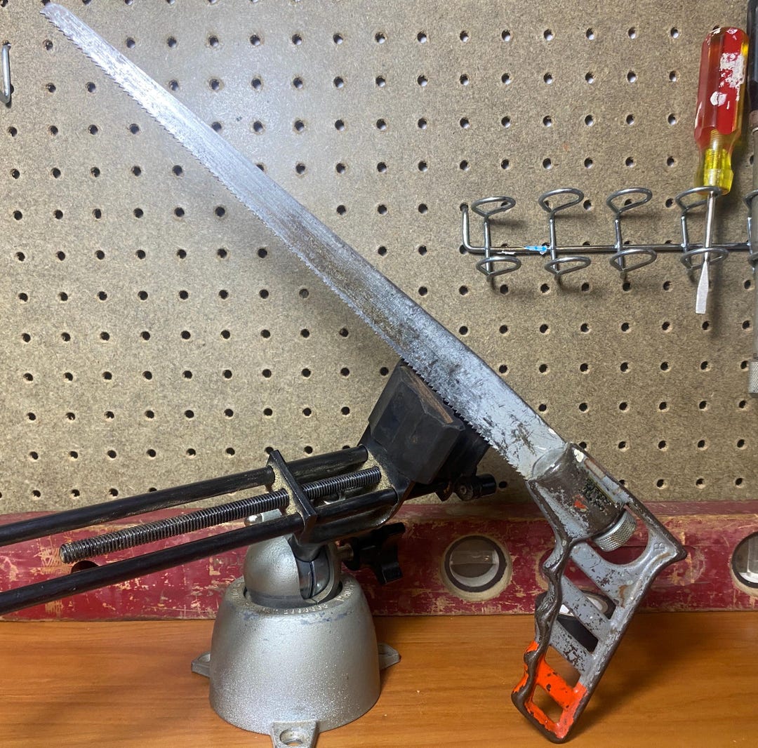 Vintage Hand Saw Millers Falls Co Pistol Grip Keyhole Saw Mid Century ...