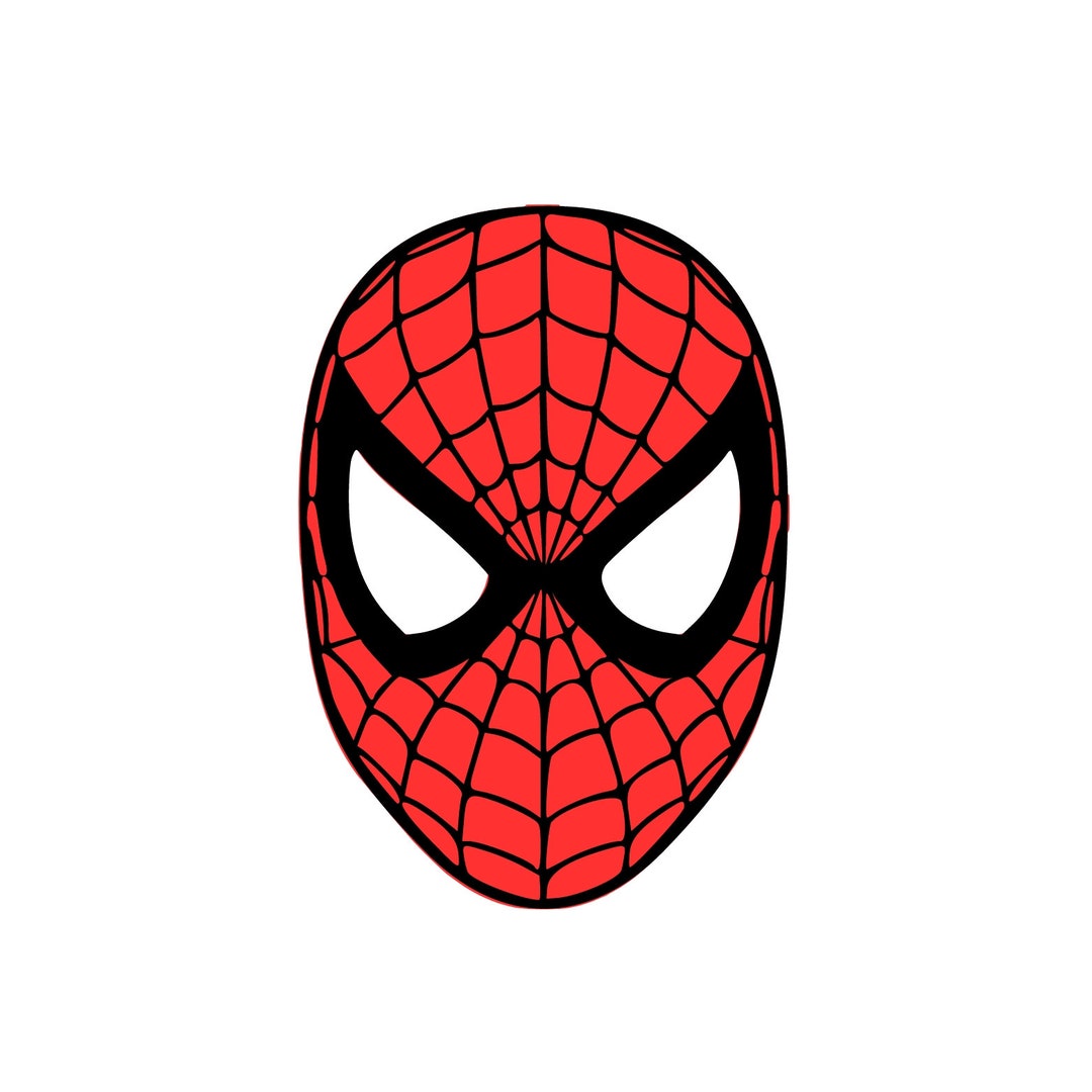 Spider Man Face SVG PNG Digital Download - Etsy