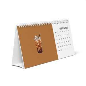 Desktop Calendar Coffee Based Theme (2025) - Etsy