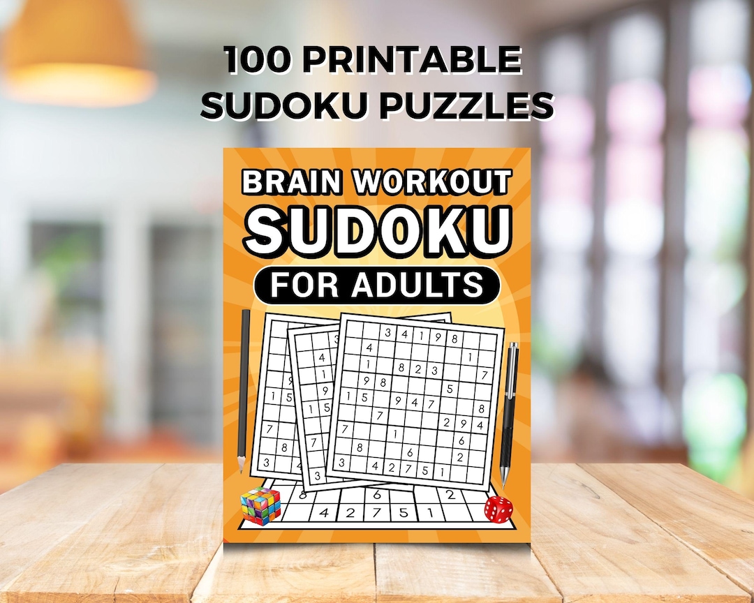 Sudoku Puzzles for Adults Sudoku Printable Puzzles for Adults Puzzle ...