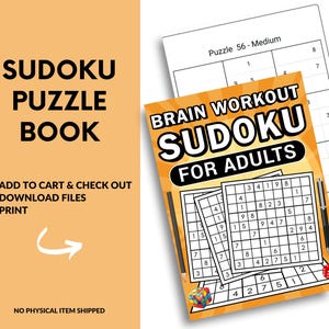 Sudoku Puzzles for Adults Sudoku Printable Puzzles for Adults Puzzle ...