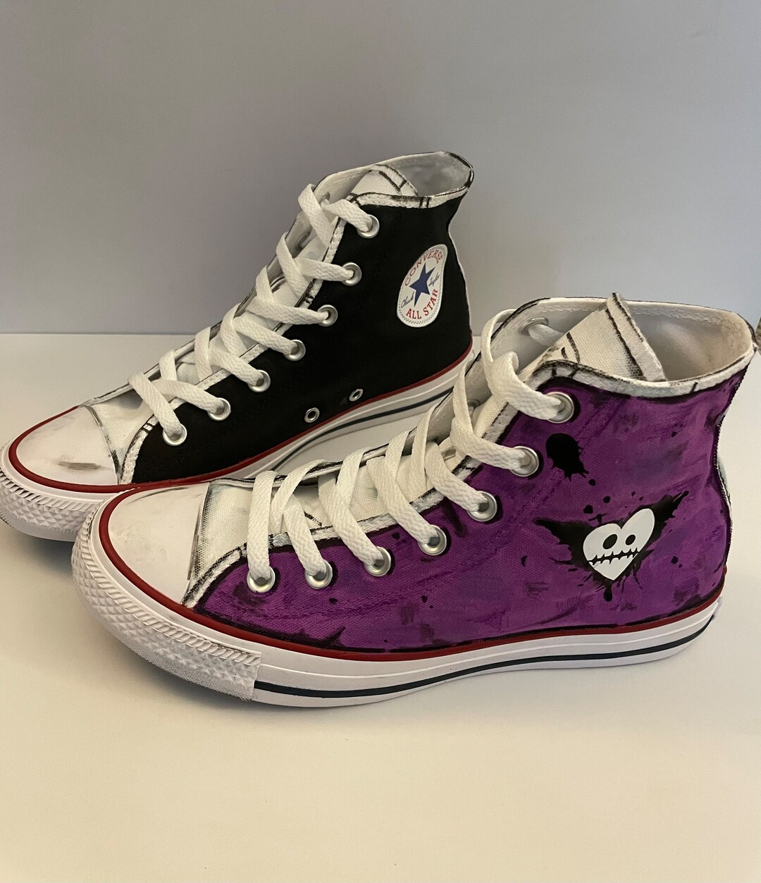 Borderlands 2 Inspired Maya Death and Love Skin Hand Painted Hightop ...