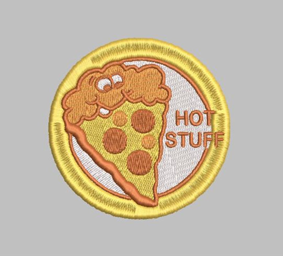Scratch N Sniff Stinky Smelly Pizza Hot Stuff 80s Stickers Patch ...