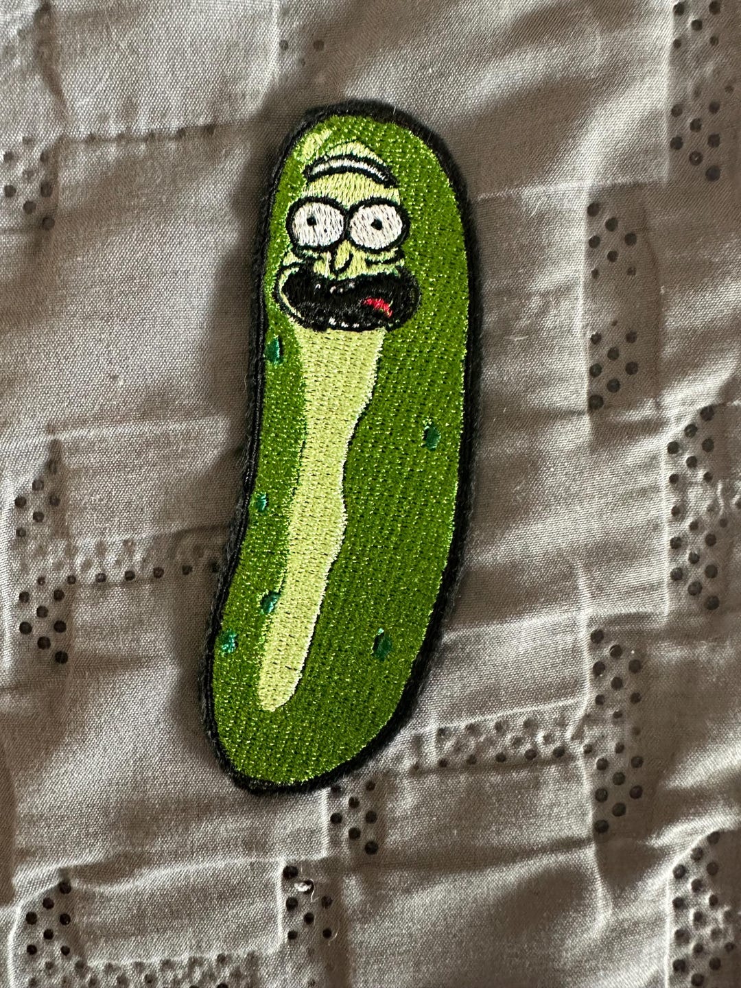 Rick and Morty Inspired Pickle Iron on Applique Patch - Etsy