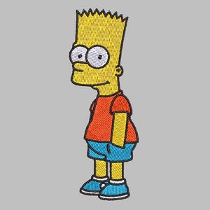 Bart Simpson Gen X dibujos animados retro dibujos animados archivo de ...