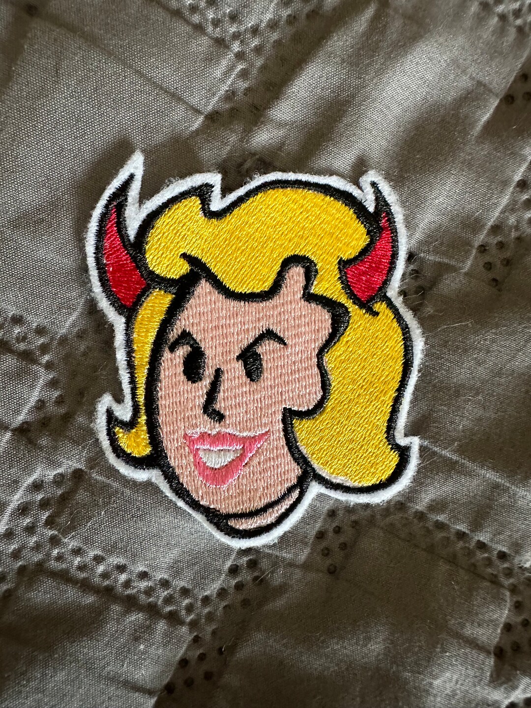 Fallout Inspired Party Girl Vault Boy Devil Nerdy Cool Iron on Applique ...