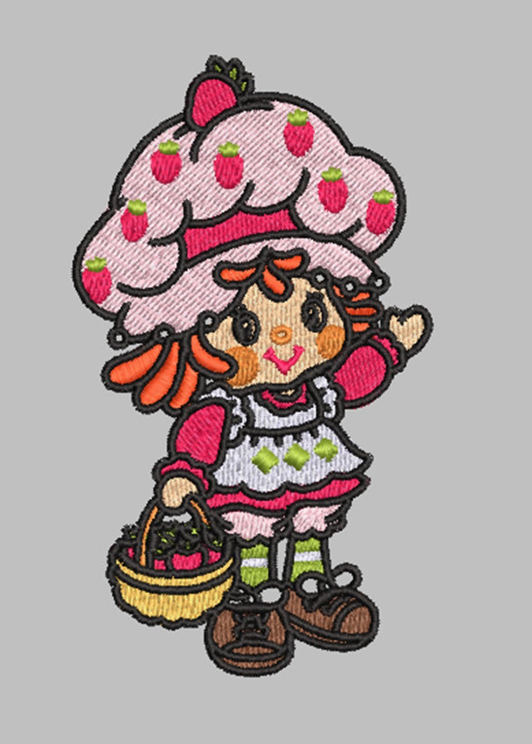 Strawberry Shortcake 4 Digital Embroidery File - Etsy