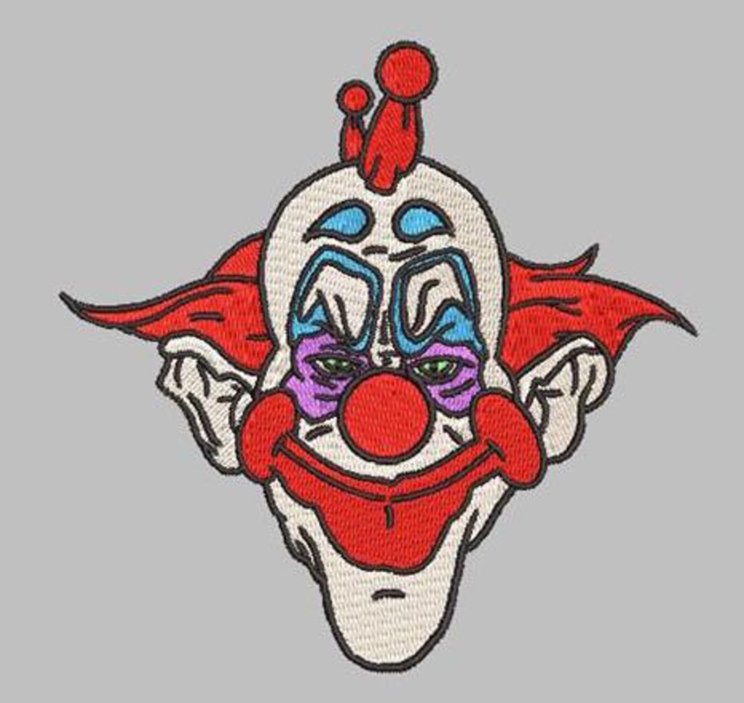 Digital Embroidery File Killer Klowns From Outer Space Slim Clown Gen X ...