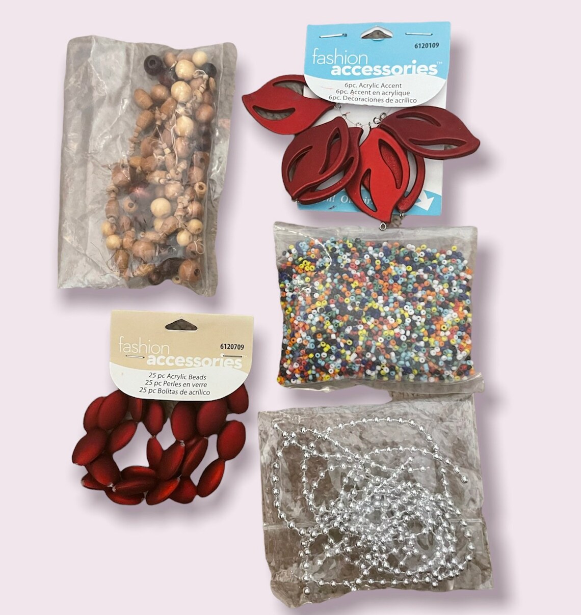 7.5 Oz Bead Lot Mixed Colors and Materials - Etsy