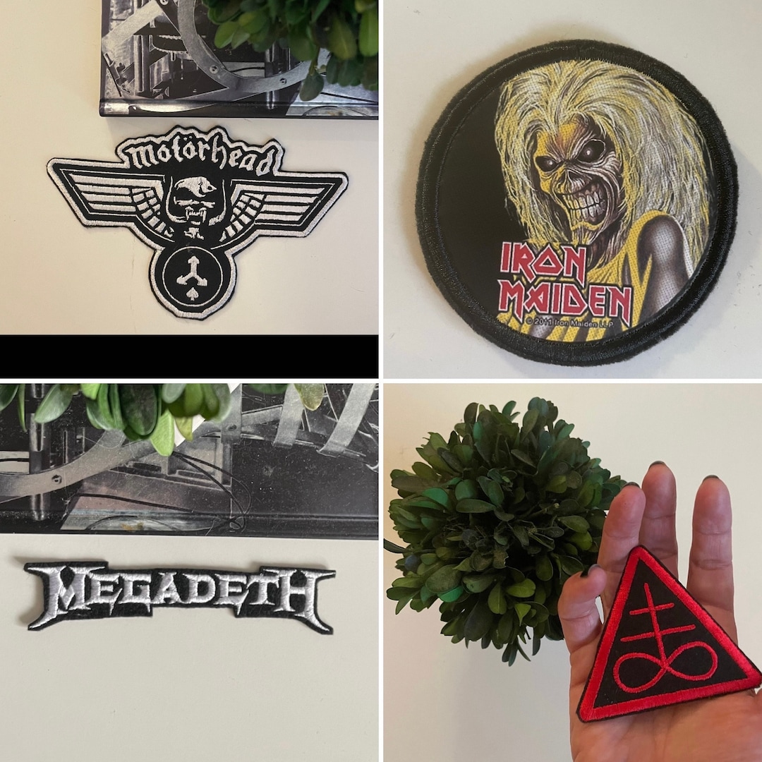 Stranger Things Eddie Munson's Battle Vest Complete Patch Set - Etsy