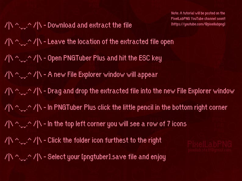 Erosia - Hand Drawn Pngtuber | Pngtuber Plus | Heart Themed Bat Girl ...