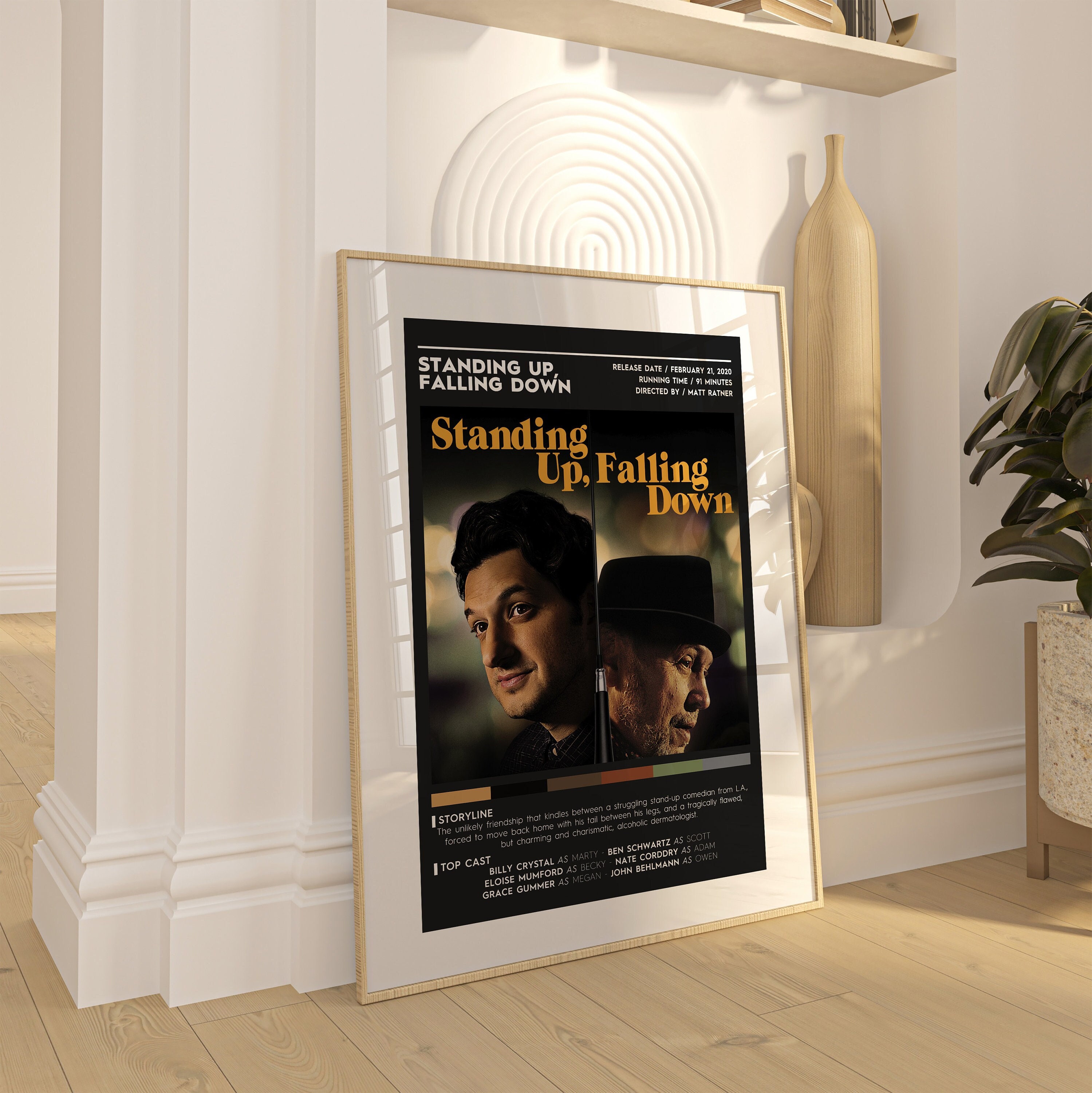 Standing Up, Falling Down Movie Poster / Cult Movie Posters / Cinema ...