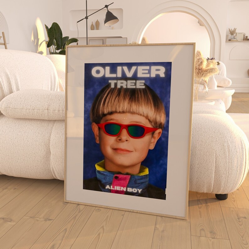 Oliver Tree Alien Boy Album Poster / Room Decor / Music Decor / Music ...