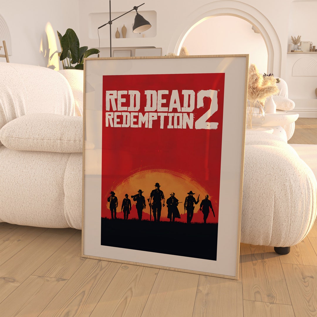 Arthur Morgan Poster, John Marston Dutch Micah Poster, Wild West Cowboy ...