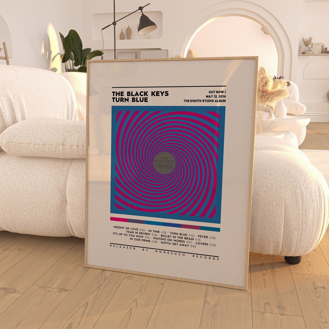 The Black Keys Turn Blue Poster / Album Cover Poster / Room Decor ...