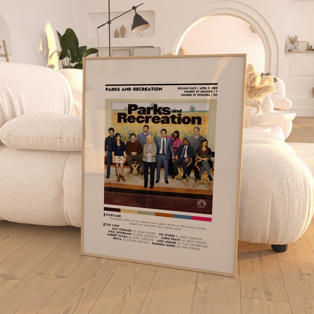 Parks and Recreation / TV Show Poster, Poster Print Wall Art, Custom ...
