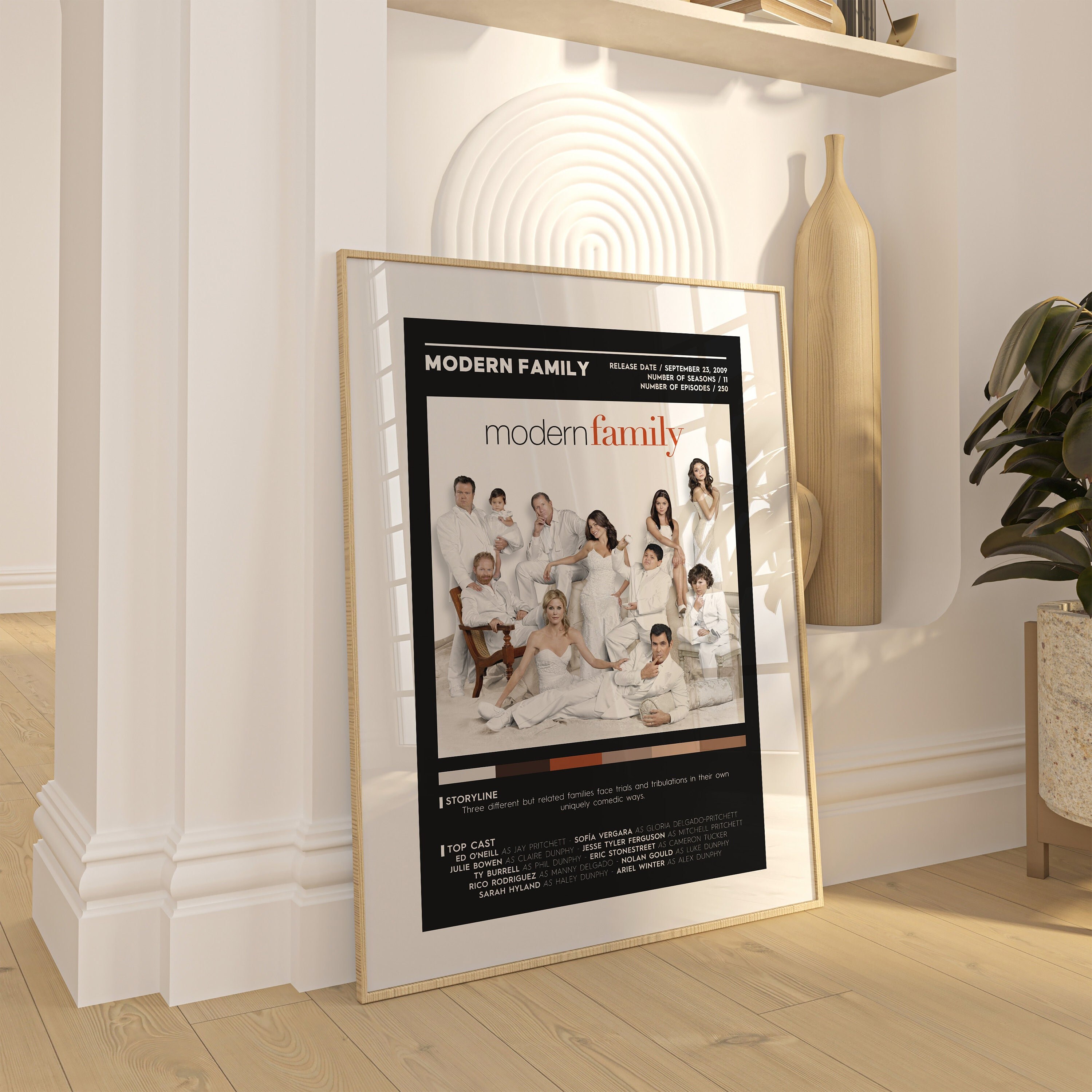 Modern Family TV Show Poster / 3 Colors 1 Price / TV Show Poster ...