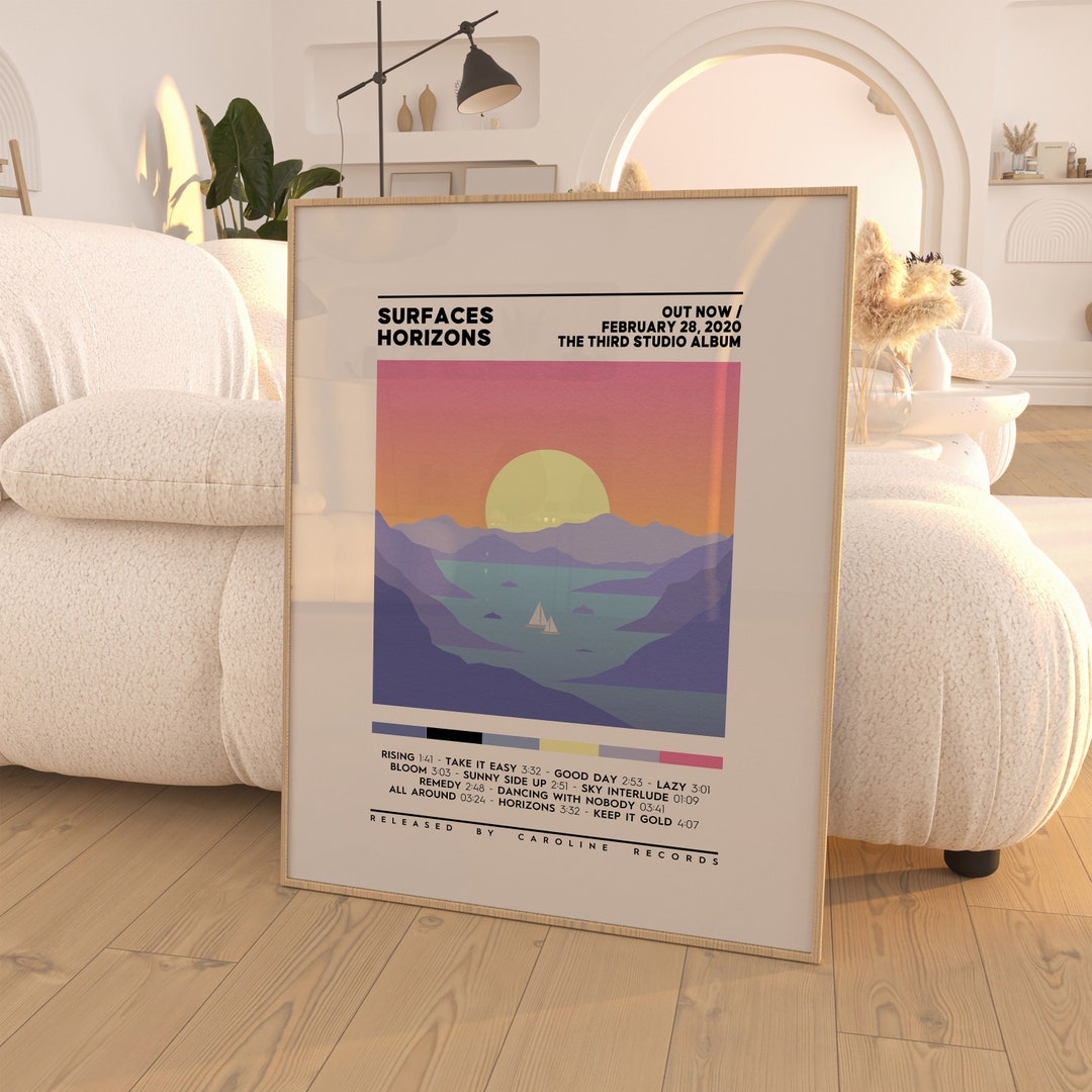 Surfaces Horizons Album Poster / Album Cover Poster / Music Decor ...