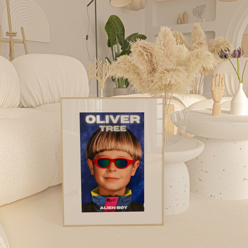 Oliver Tree Alien Boy Album Poster / Room Decor / Music Decor / Music ...