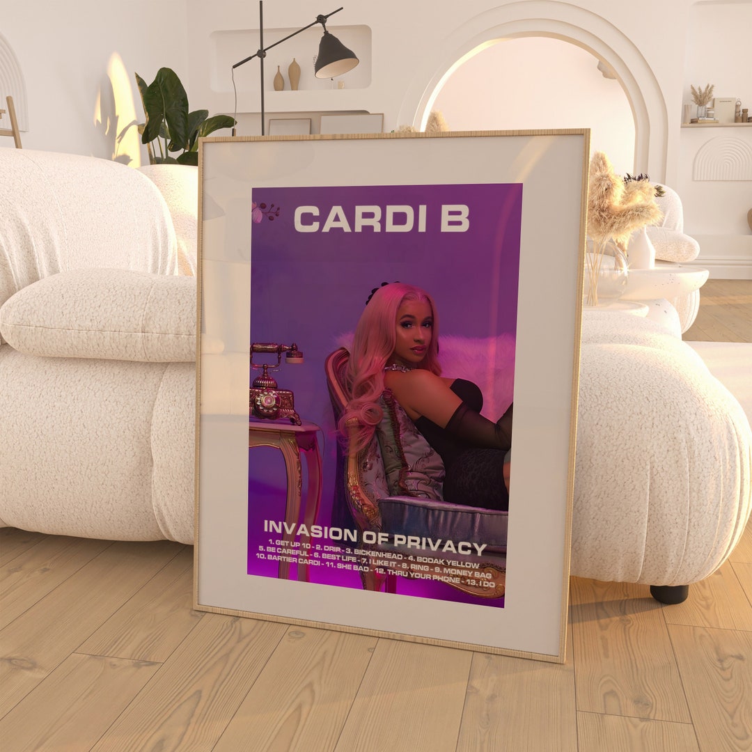 Cardi B Invasion of Privacy Album Poster / Room Decor / Music Decor ...
