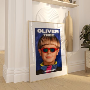 Oliver Tree Alien Boy Album Poster / Room Decor / Music Decor / Music ...