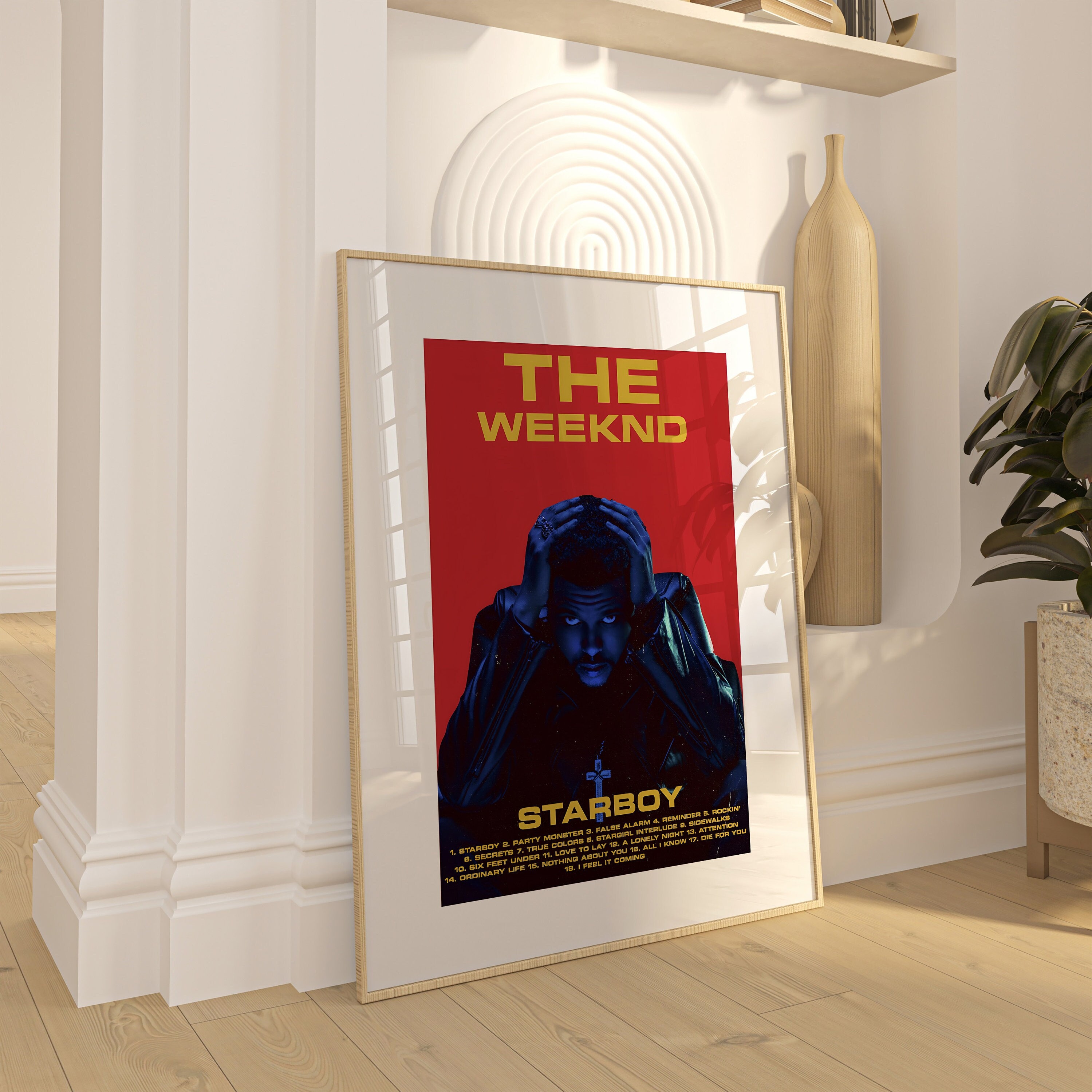The Weeknd Starboy Album Poster / Room Decor / Music Decor / Music ...