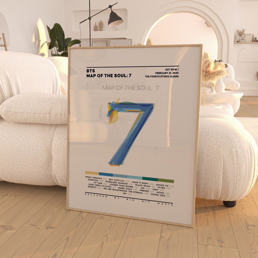 BTS Map of the Soul:7 Album Cover Poster Room Decor Wall Decor Music ...