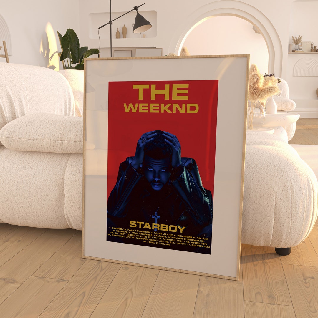The Weeknd Starboy Album Poster / Room Decor / Music Decor / Music ...