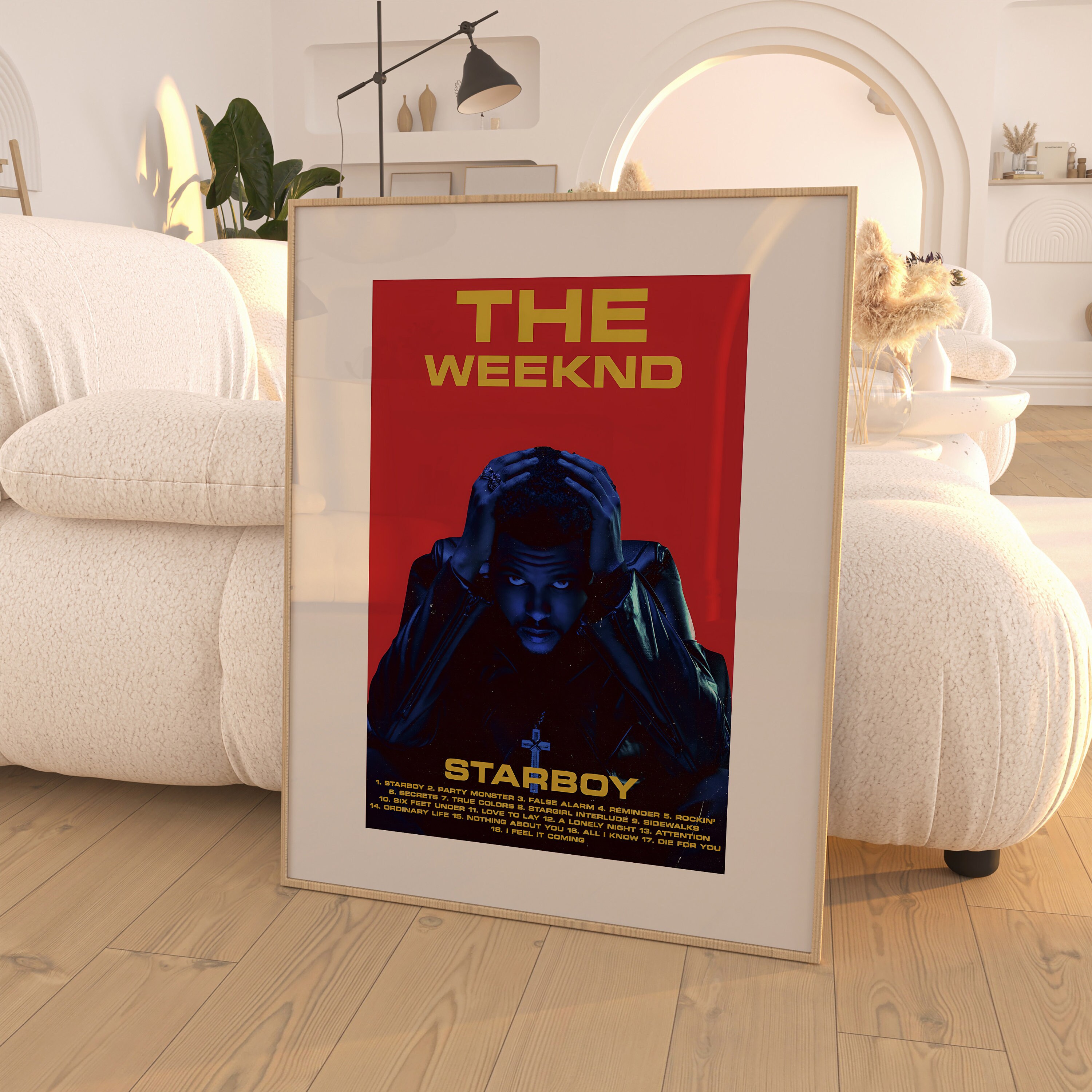 The Weeknd Starboy Album Poster / Room Decor / Music Decor / Music ...