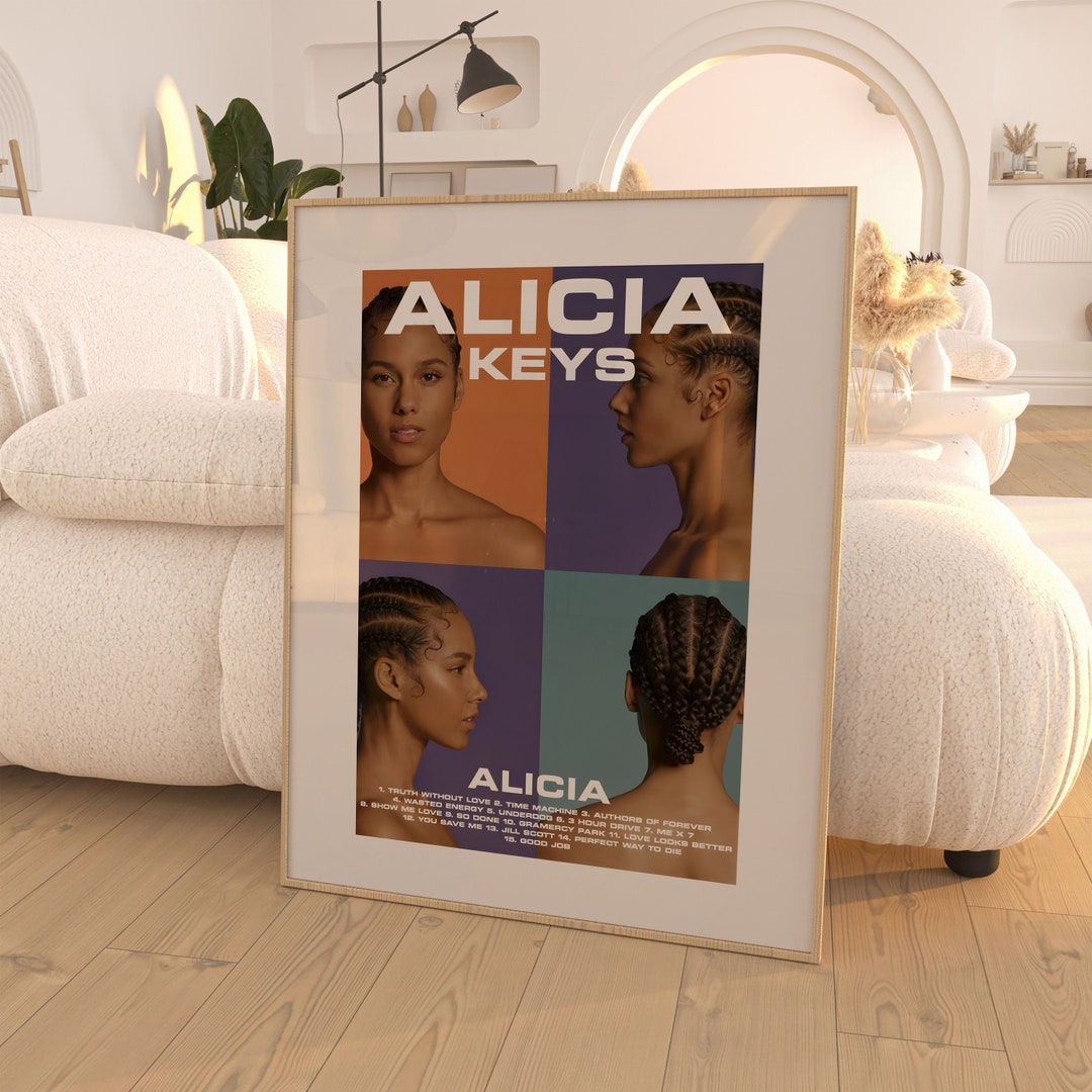 Alicia Keys Alicia Album Poster / Room Decor / Music Decor / Music ...