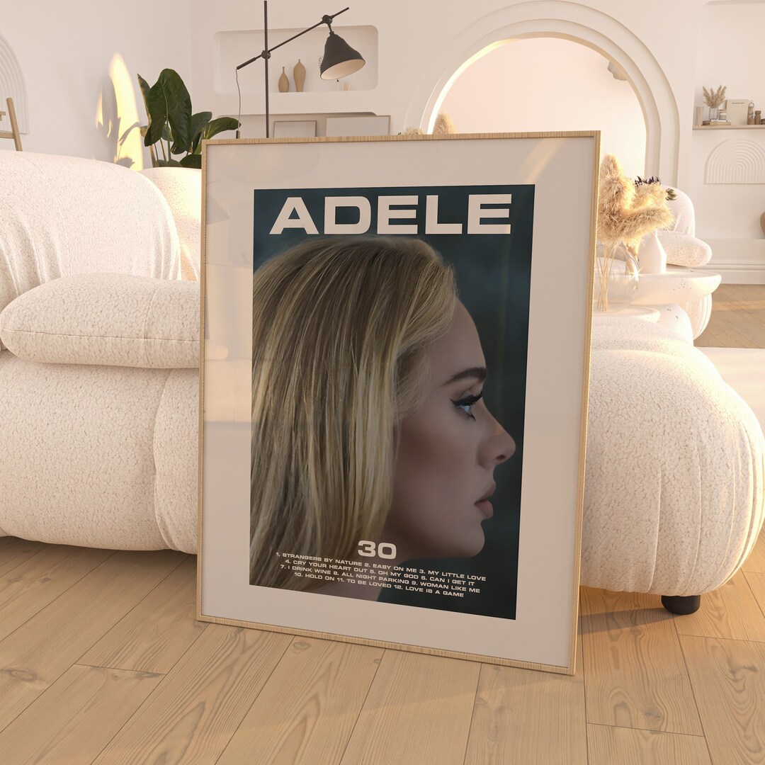 Adele 30 Album Poster / Room Decor / Music Decor / Music Gifts / Adele ...